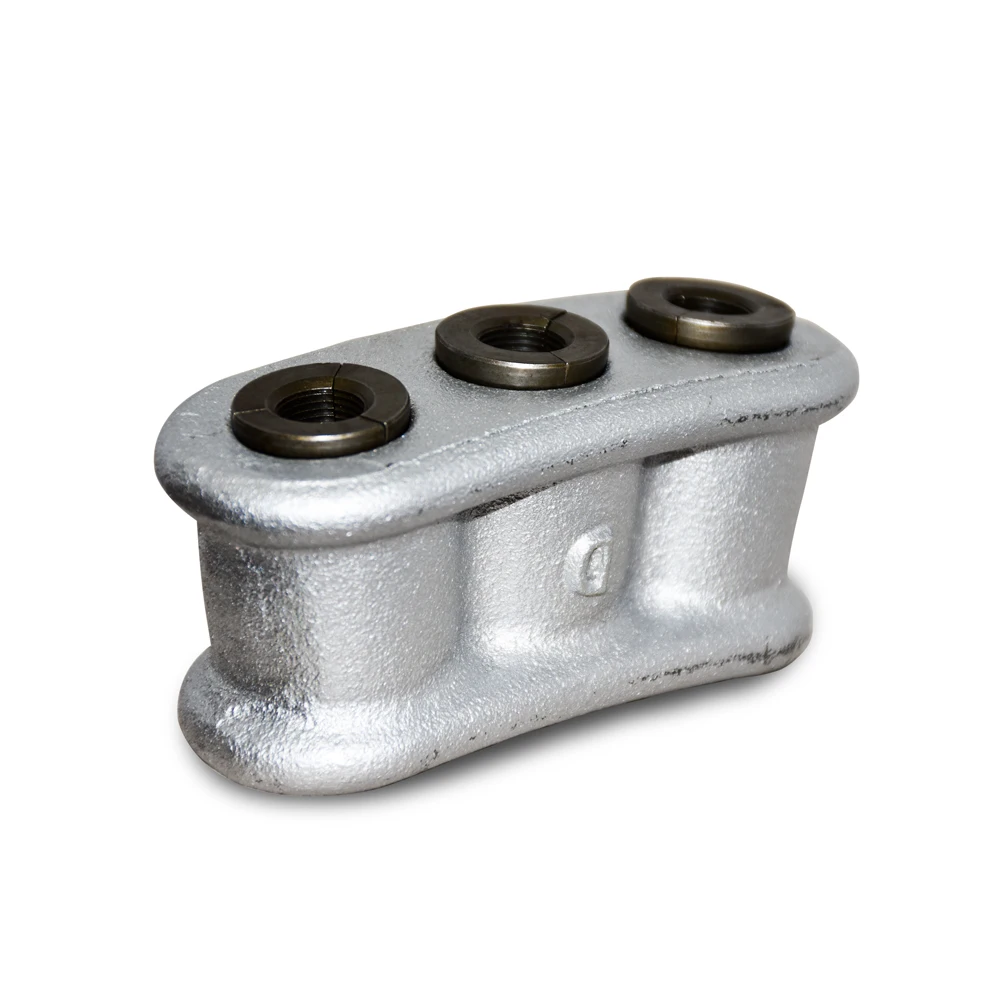 Post Tension Cast Iron Flat Slab Wedge Anchorage Plate 12.7mm 15.2mm PC ...
