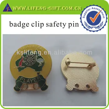 Custom Badge Clip Safety Pin - Buy Badge Clip Safety Pin,Pin And Badge ...