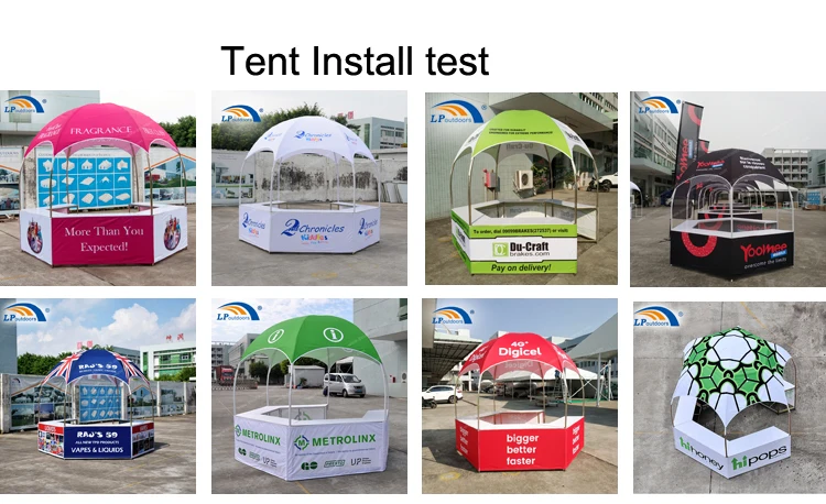 Hot Sale Booth 10x10 Promotional Portable Kiosk Advertising Dome Tent ...