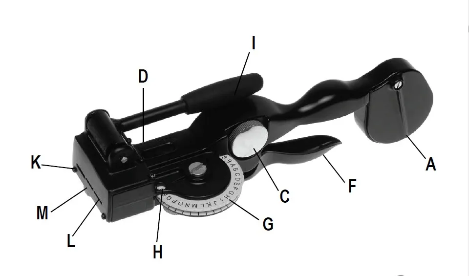 Embosser Label Machine M1011 - Buy Dymo Embosser,Label Marker,Dymo ...