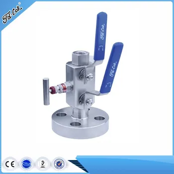10000 Psi Dbb Dbb Ball Valve Stainless Steel Block And Bleed Valves ...