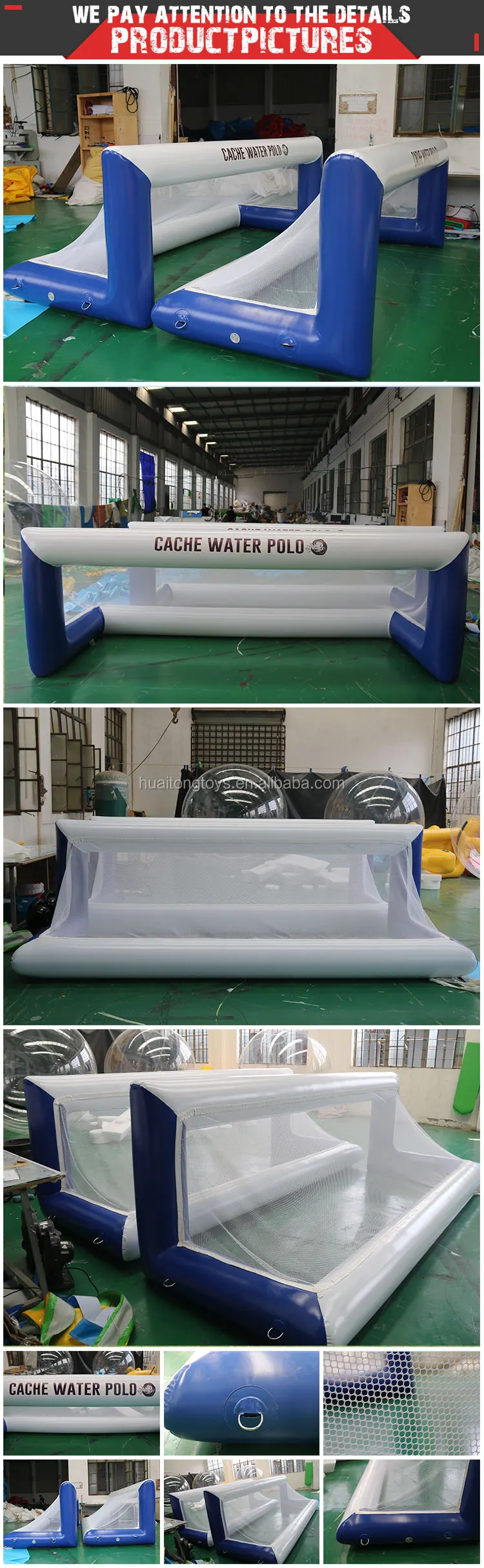 3-meter-long Inflatable Water Toys Inflatable Water Polo Goal - Buy ...