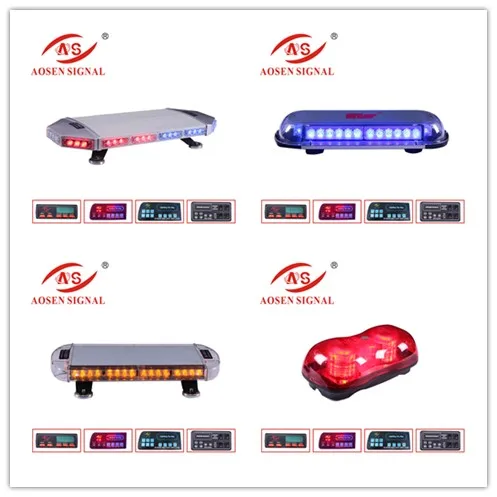 Mini Lightbar Waterproof Rotating Beacon Light& Led Amber Warning ...