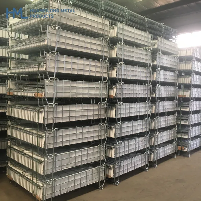 Hot Sale Warehouse Logistic Zinc Returnable Foldable Stacking Pet ...