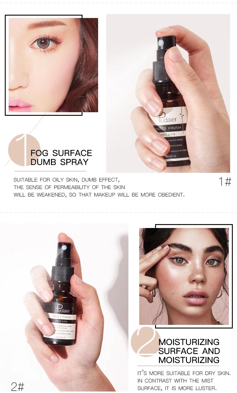 Moisturizing Matte Finish Makeup Setting Spray for All Skin Types