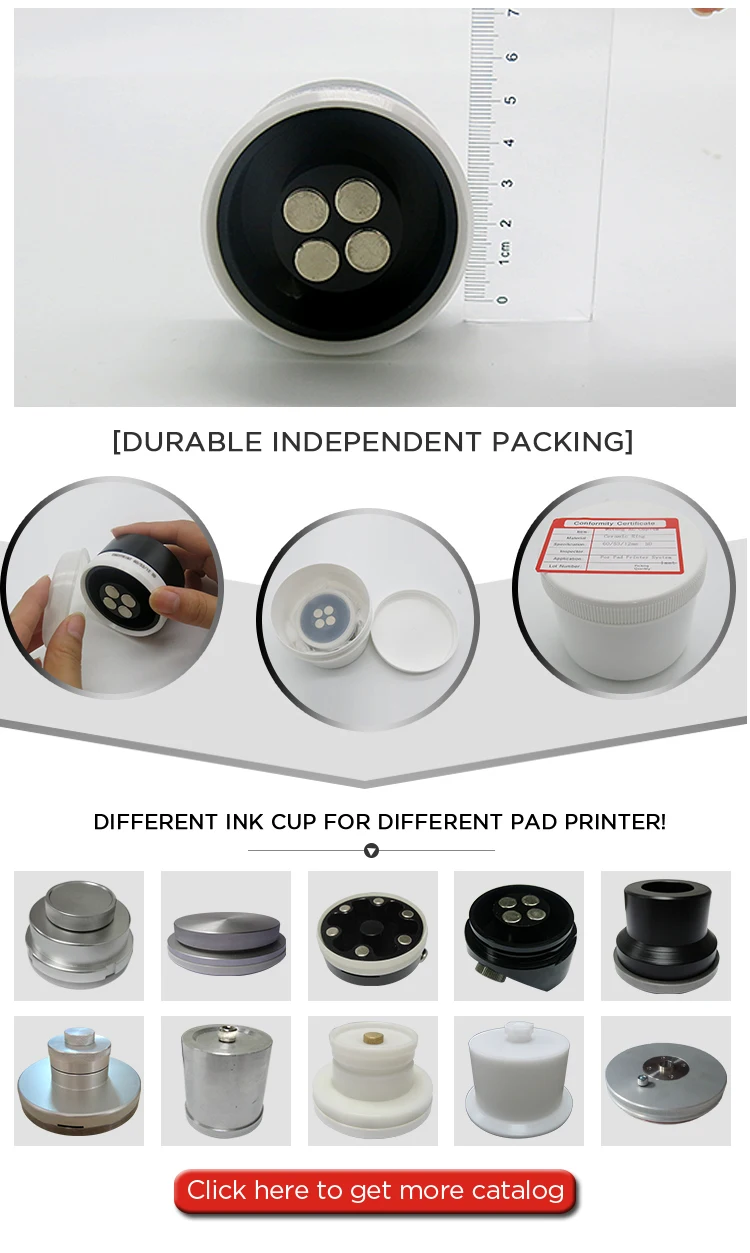 Y-05 Closed Tampo Printing Ceramic Ring Ink Cup For Pad Printing ...