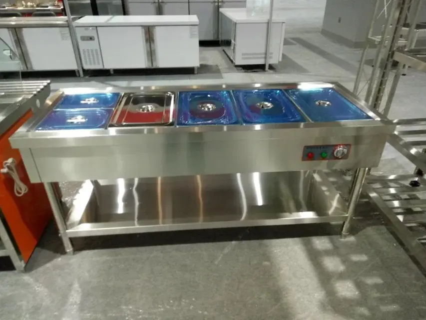 Countertop Electric Food Warmer Bain Marie - Stainless Steel Hot Food ...