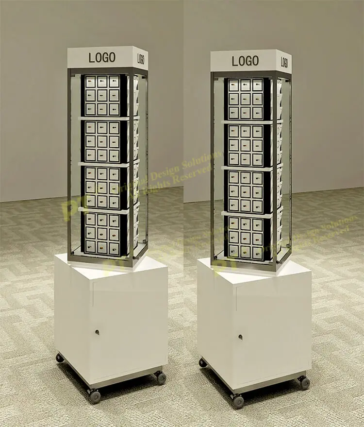 Rotating Showcase Display Cabinet Rotating Glass Showcase Rotating ...