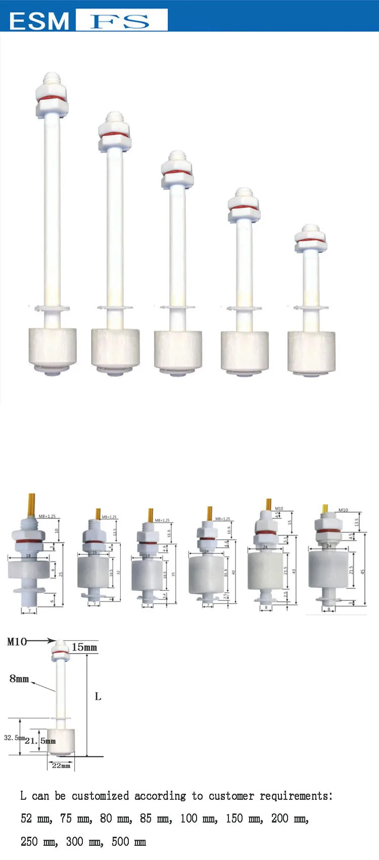 High Precision Water Level Float Switch / Sensor Price - Buy Water ...