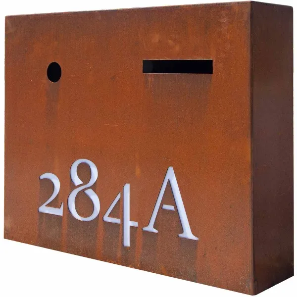 Rusted Look Waterproof Corten Steel Letter Boxes For Sale - Buy High ...
