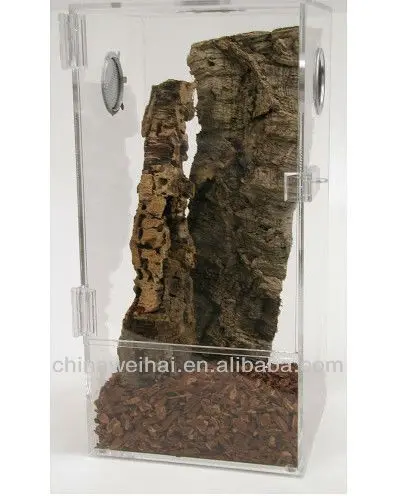 Transparent Acrylic Snake Display Case - Cobra Transparente