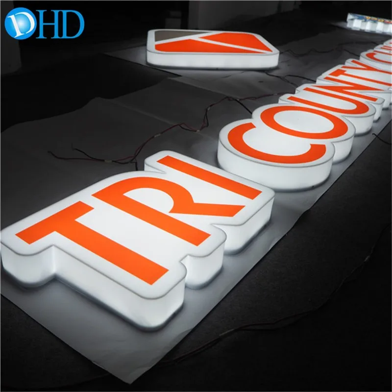 Wall Mount Illuminated Name Board Designs Advertising Shop Signs ...