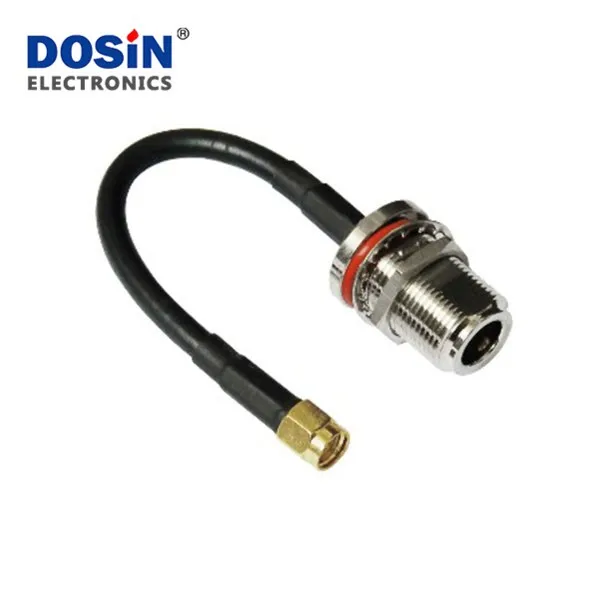 180 Degree Sma Male To F Female Rg6 Coaxial Cable Connectors - Buy Rg6 ...