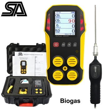 Portable Gas Detector With Data Logger,Ch4,Co2,H2s,O2 Gas Analyzer ...