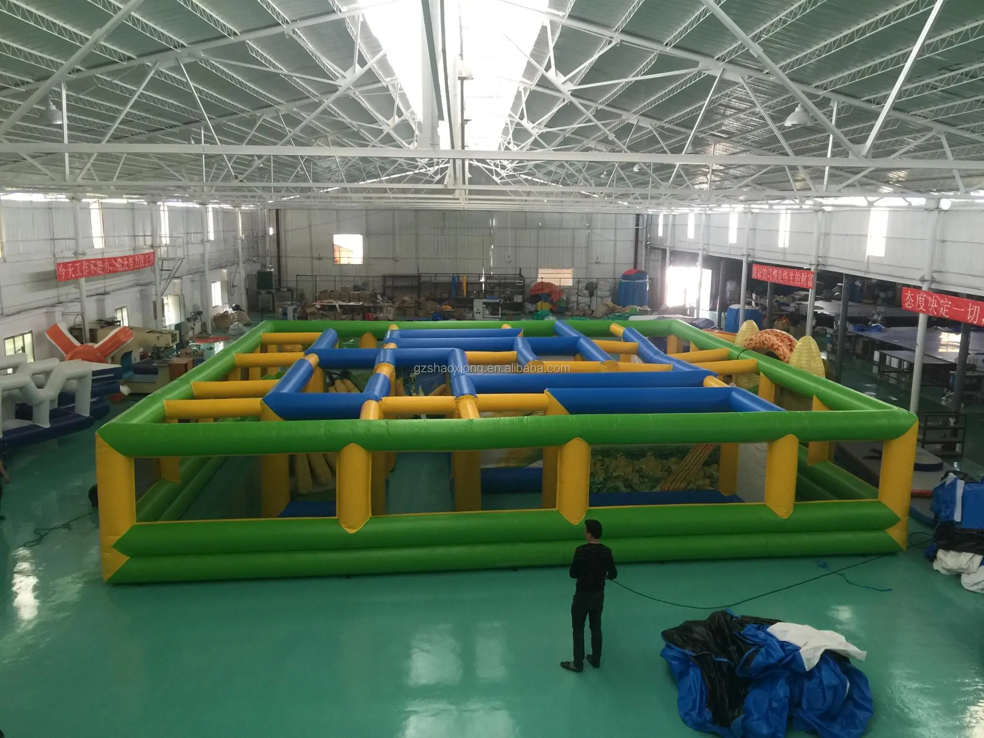 Outdoor Indoor Inflatables Challenge Game Inflatable Corn Maze Obstacle ...