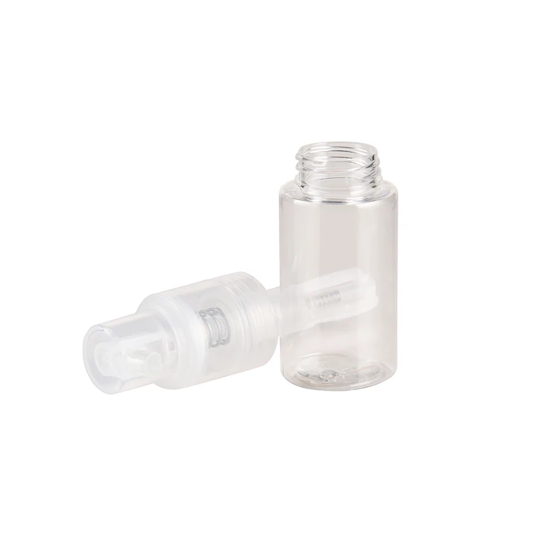 Transparent Talc Powder Bottle with Dispenser - 110ml