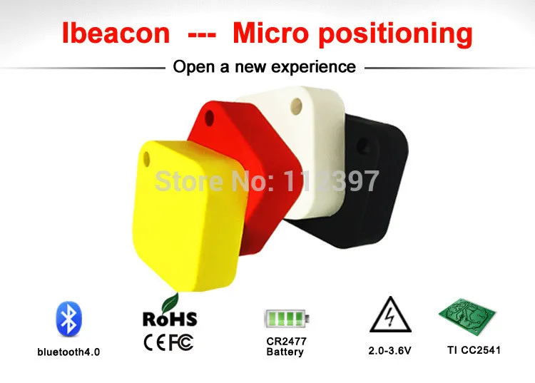 2019 Ble Beacon Sticker Wireless Accelerometer Indoor Use Ibeacon - Buy ...