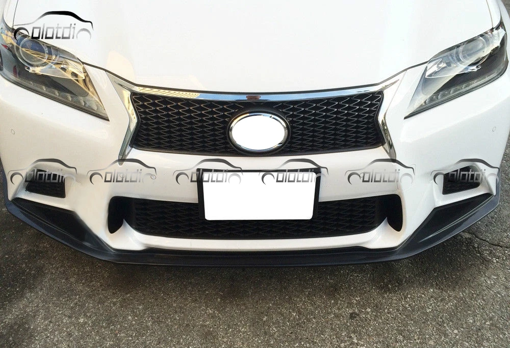 A Style Pu Front Bumper Lip Chin Spoiler Side Winglet Splitter Front ...
