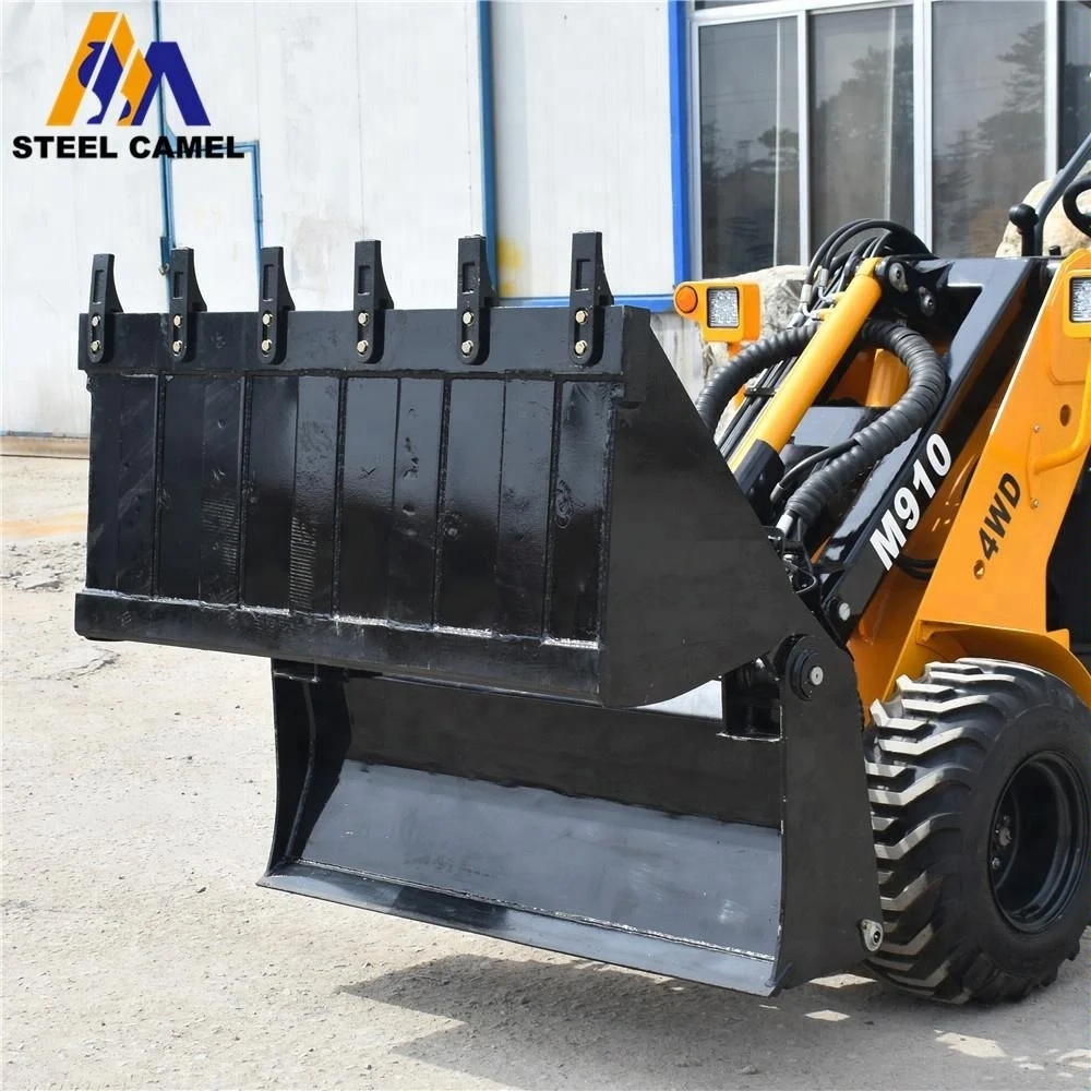 Multi Purpose 4 In 1 Bucket For Wheel Skid Steer Loader And Telehandler ...