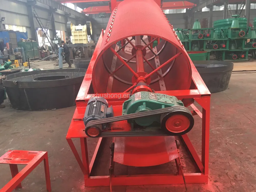 New Design Trommel Screen with Belt Conveyor for Gold