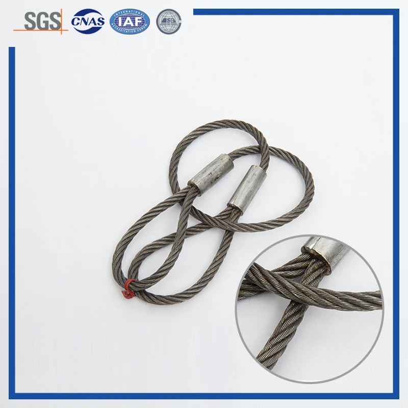 Steel Wire Rope Sling For Precast Concrete With Lifting Socket - Buy ...