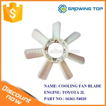 Original Quality 16361-54020 Motor Cooling Fan Blade For Toyota - Buy ...