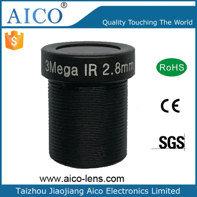 1/3" F2.0 3.0 Mega-pixel Efl 2.8mm M12 Cctv Board Lens - Buy 3.0 Mega ...