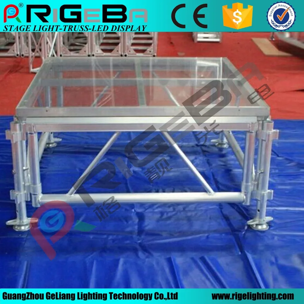 Adjustable Height Legs Assembly Stage for Event Indoor and Outdoor ...