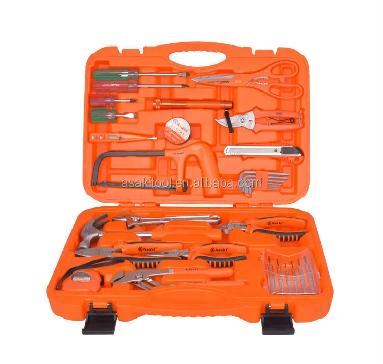 Asaki Ak-9785 34pcs Household Tool Kit Set In Hard Case | Wholesale