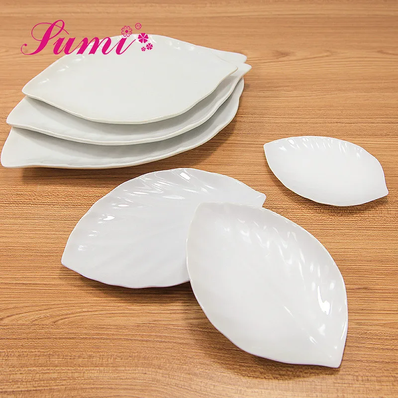 Leaf Shaped Plate Quality Ceramic - Modern Luxury Tableware