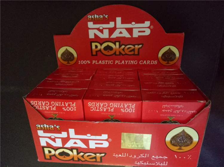 Custom Logo Designed Poker Nap Poker Plastic Playing Poker Cards - Buy ...