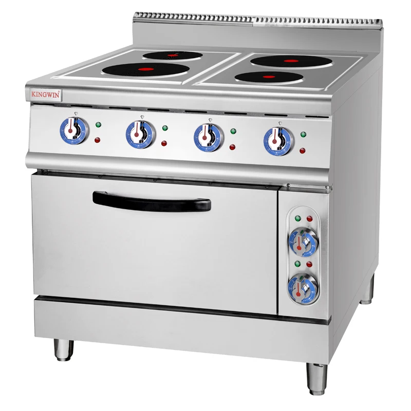 Hot Sell Electric 4-plate Cooker With Oven By Stainless Steel ...
