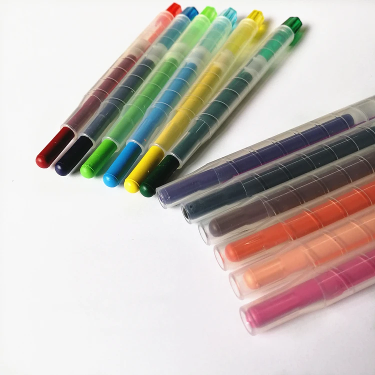 18 Colors Twistable Plastic Crayon For Child Wholesale Twisted Crayon ...