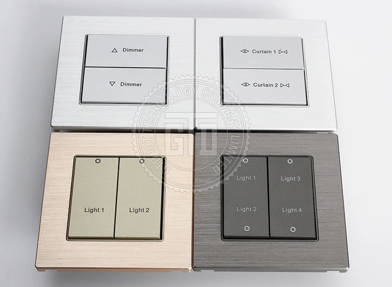 Smart Hotel 4 Gang 24V DC Light Control Push Button Switch