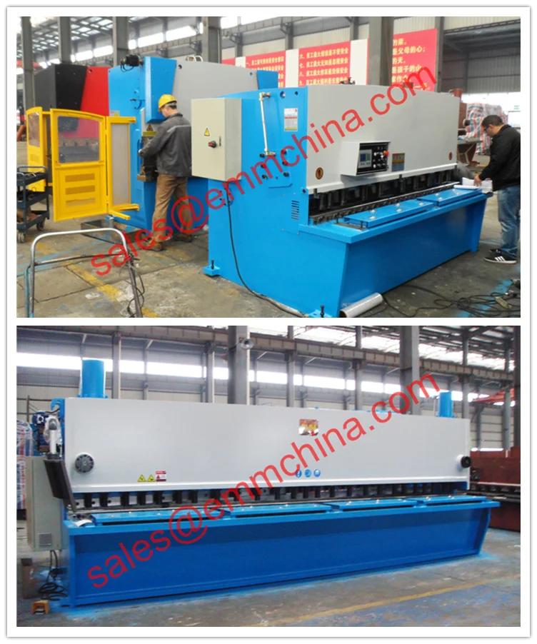 Qc11y-12x3200 Hydraulic Guillotine Manual Sheet Metal Shearing Machine ...