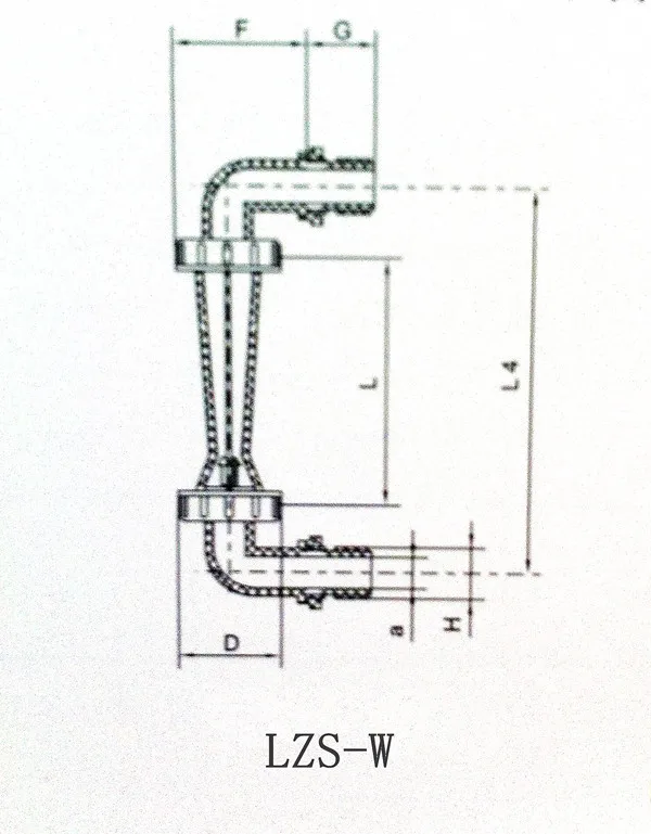 Elbow Flow Meter - Precision Rotameter for Fluid Measurement
