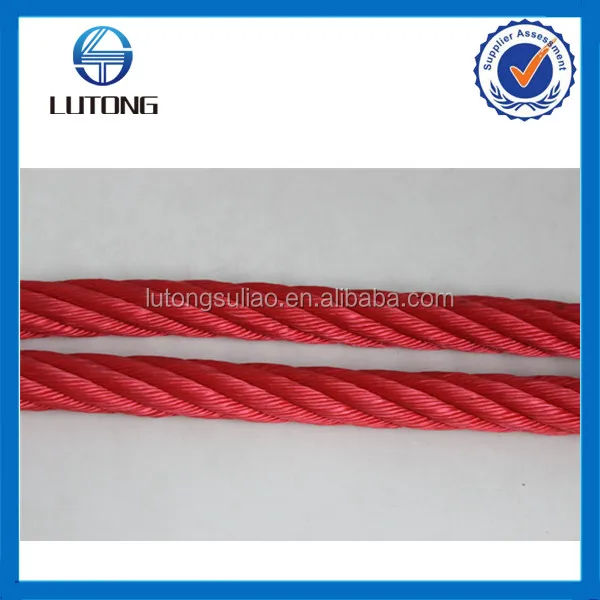 6 Strands Nylon Rope With Stainless Steel Core Used In Playground - Buy ...