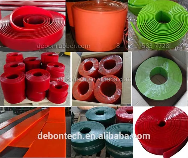 Duro 40 Shore A Hardness Kantlist Transportband Rubber Strip