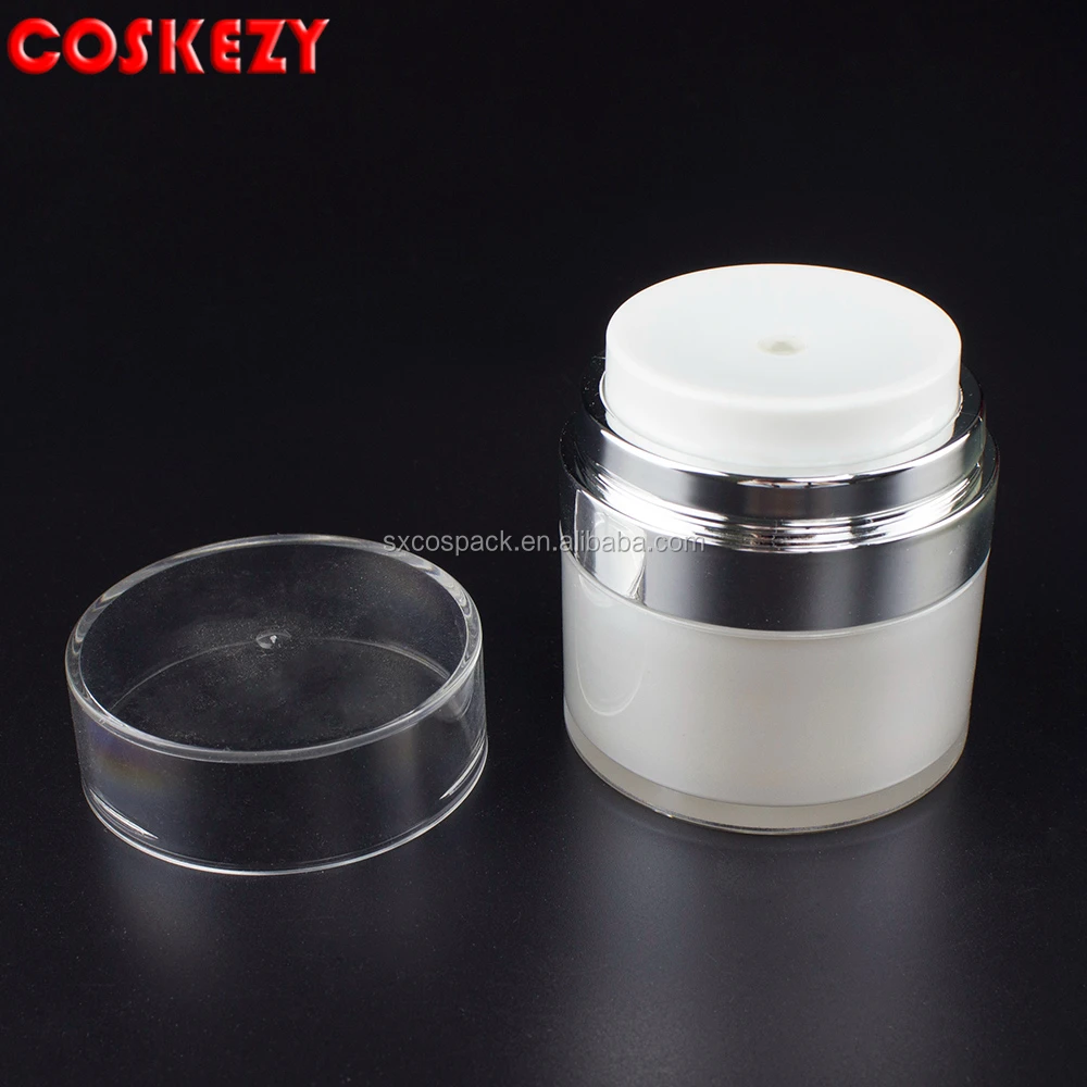 15g Plastic Airless Dispenser Jar,0.5oz Airless Pump Containers,15ml ...