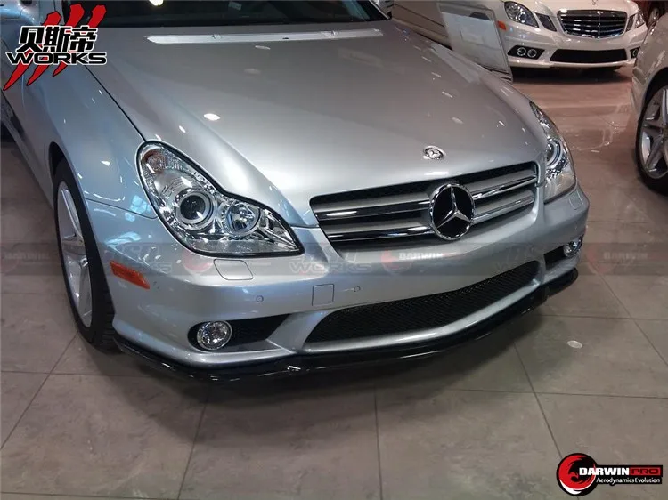 Mercedes CLS63 AMG Carbon Fiber Front Lip - 05-09 W219