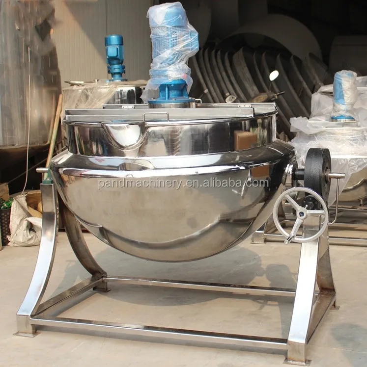 Stainless Steel Industrial Beef Tallow Oil Extraction Machine Jacket Kettle