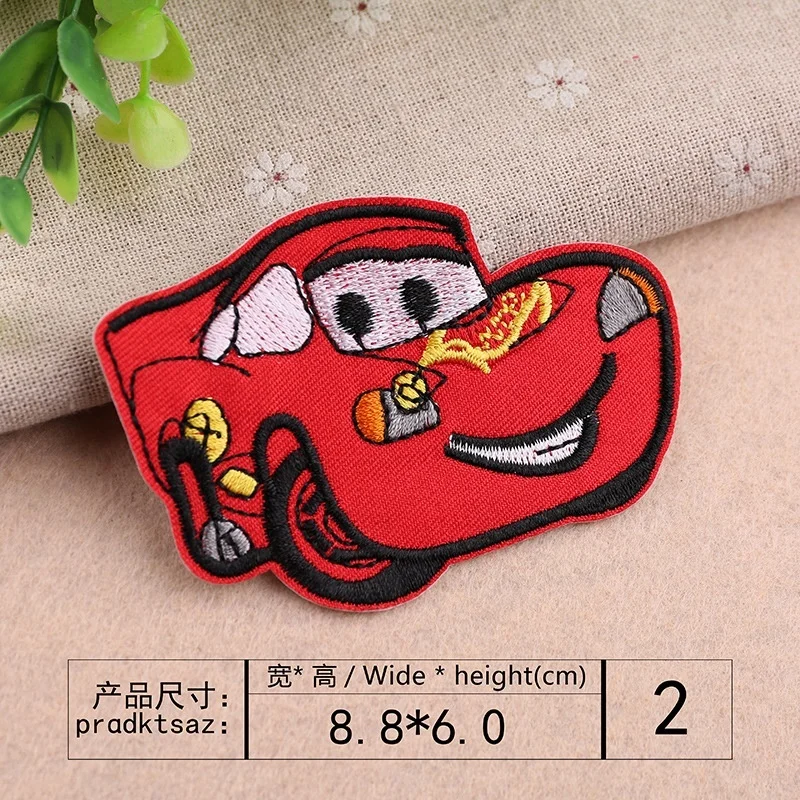 Cartoon Cars And Other Vehicles Iron On Embroidery Patch For Clothing ...