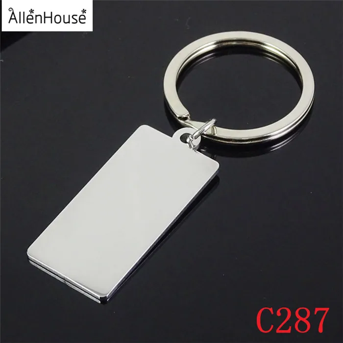 Promotional Stainless Steel Sublimation Blank Design Your Own Keychain ...