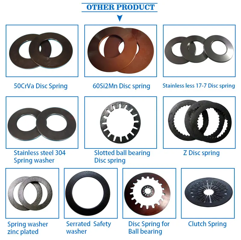 Hardened And Tempered Ribbon Disc Springs Disk Spring - Buy Disc Spring ...