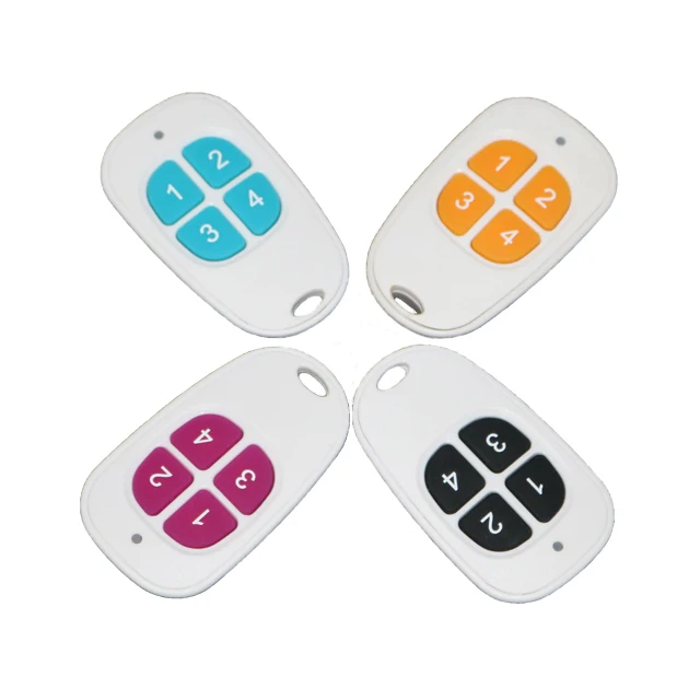 Four Colors Four Buttons Autodoor Or Car Rolling Remote Control - Buy ...