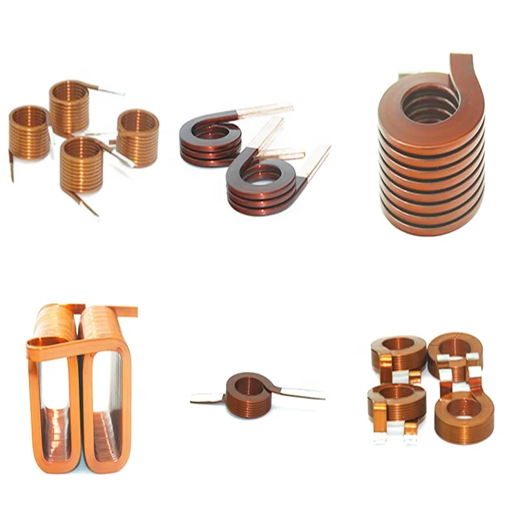 Custom Flat Copper Winding Coil for 5G & Solar Applications