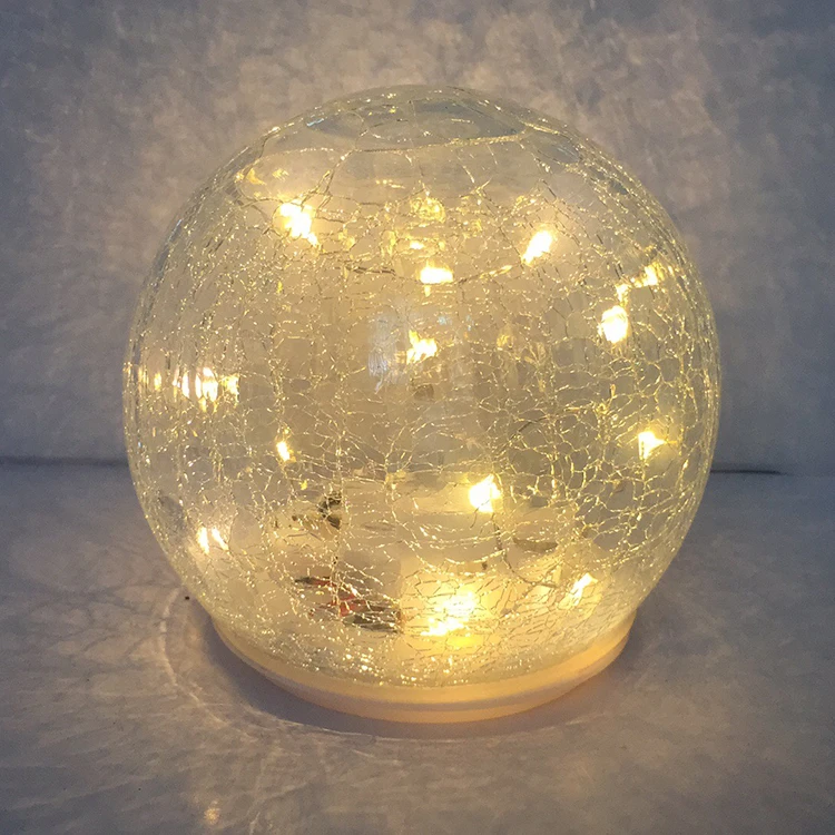 2018 New Design Led Glass Ball With Cullet Inside - Buy Glass Ball With ...