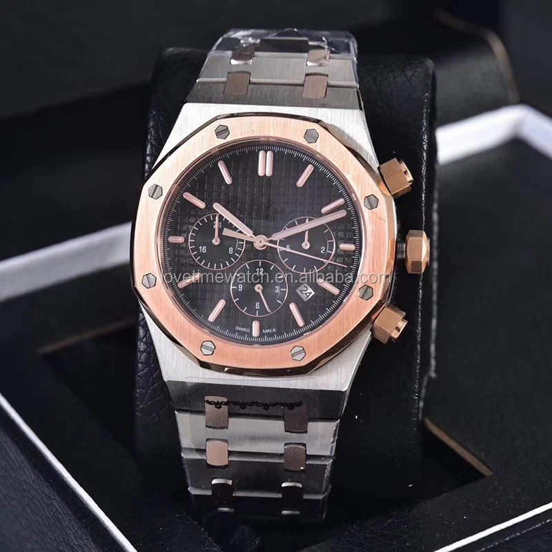 Stylish Stainless Steel 41mm Multifunctional Ap Clock - Buy Ap Clock ...