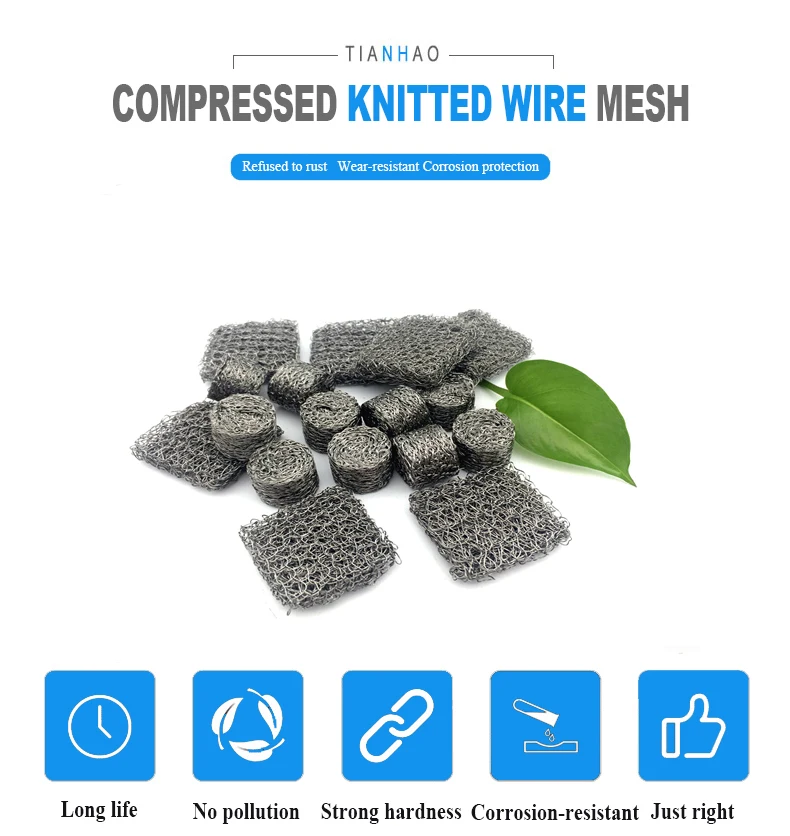 TIANHAO Snow Foam Lance Wire Mesh Filter - Compress Knitted Metal Mesh
