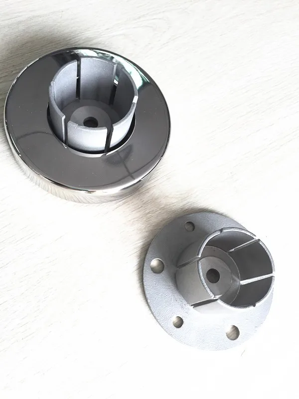 Railing Post Base Plate Escutcheon Flange Cover 2 Piece